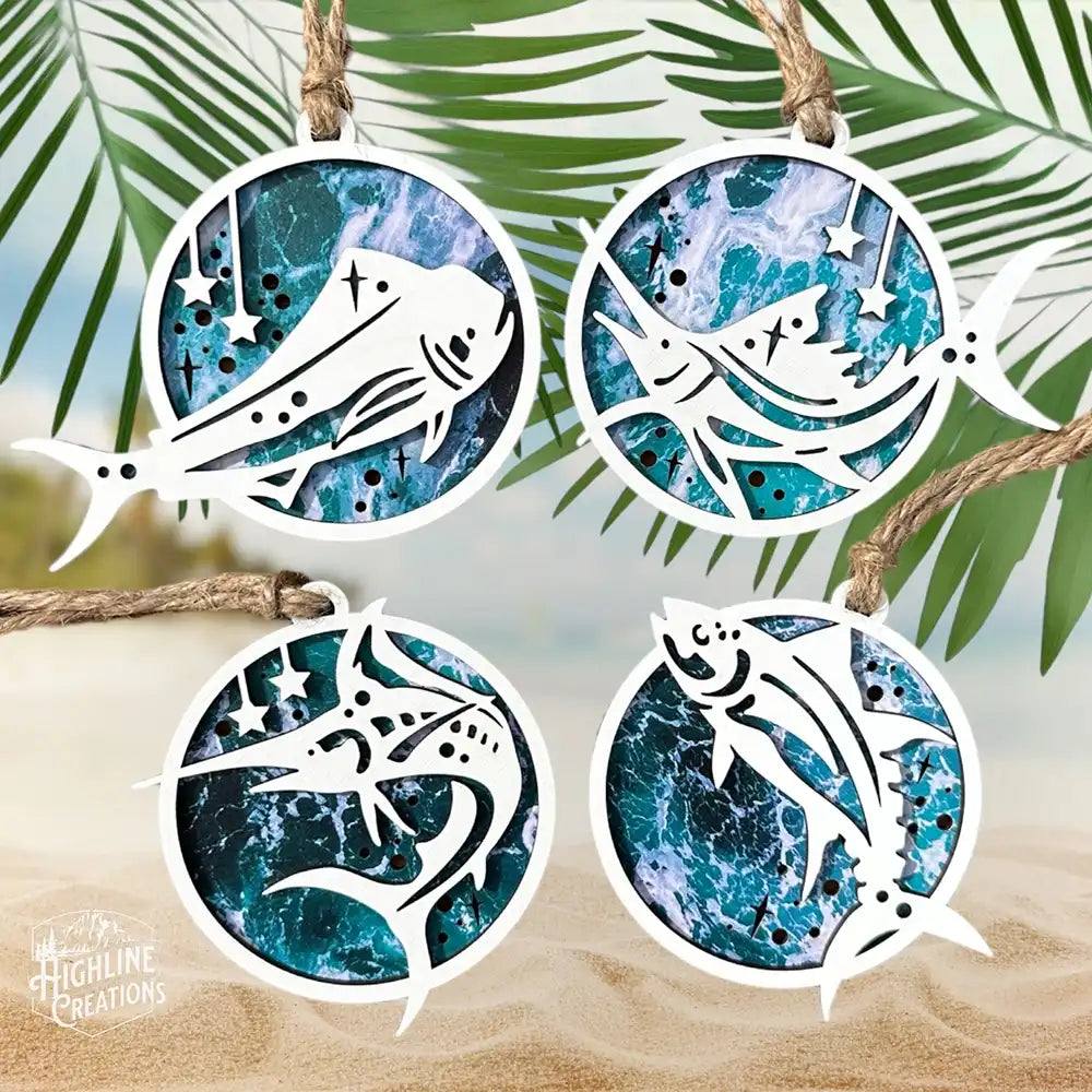 Big Fish Christmas Ornaments – Highline Creations